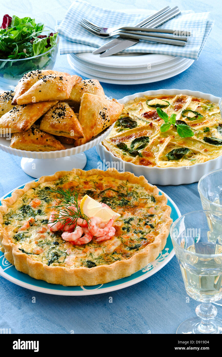 Home baked quiche hi-res stock photography and images - Alamy