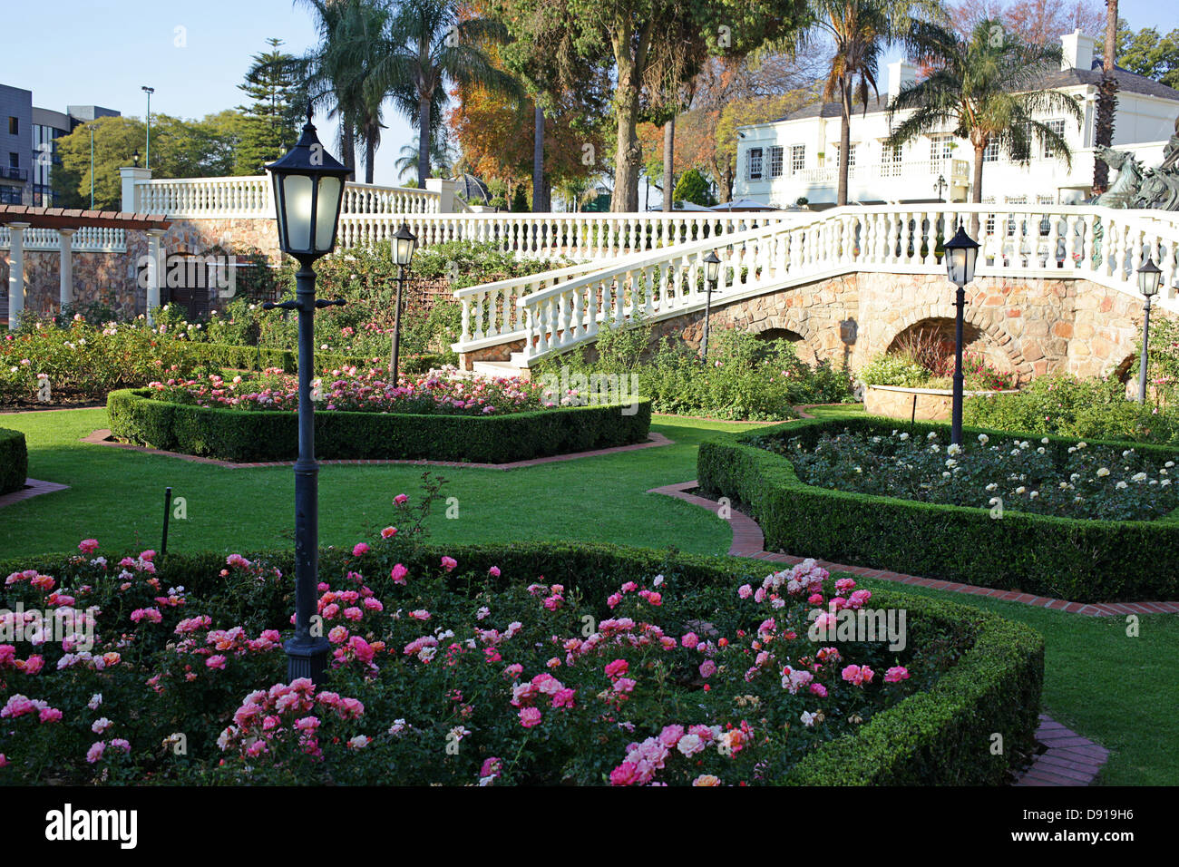 Summer place gardens Stock Photo - Alamy