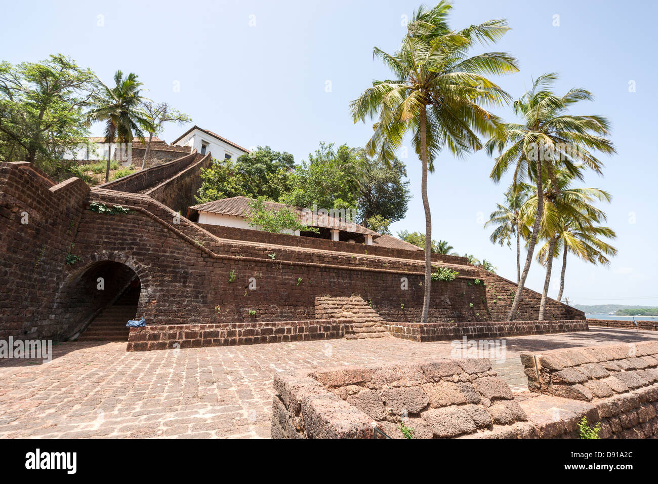 Reis Magos Fort Restoration Stock Photo - Alamy