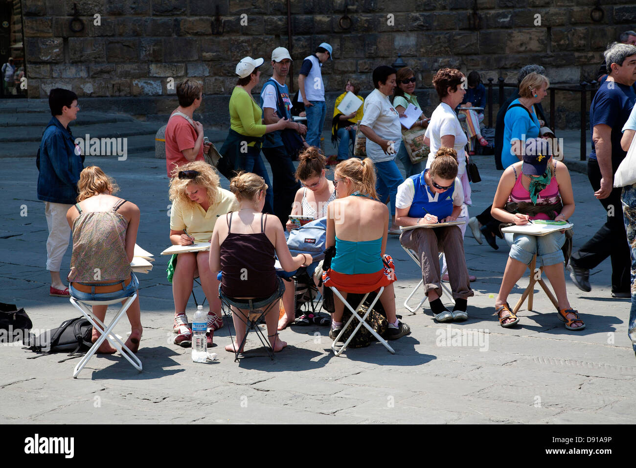 Students italy class hi-res stock photography and images - Alamy