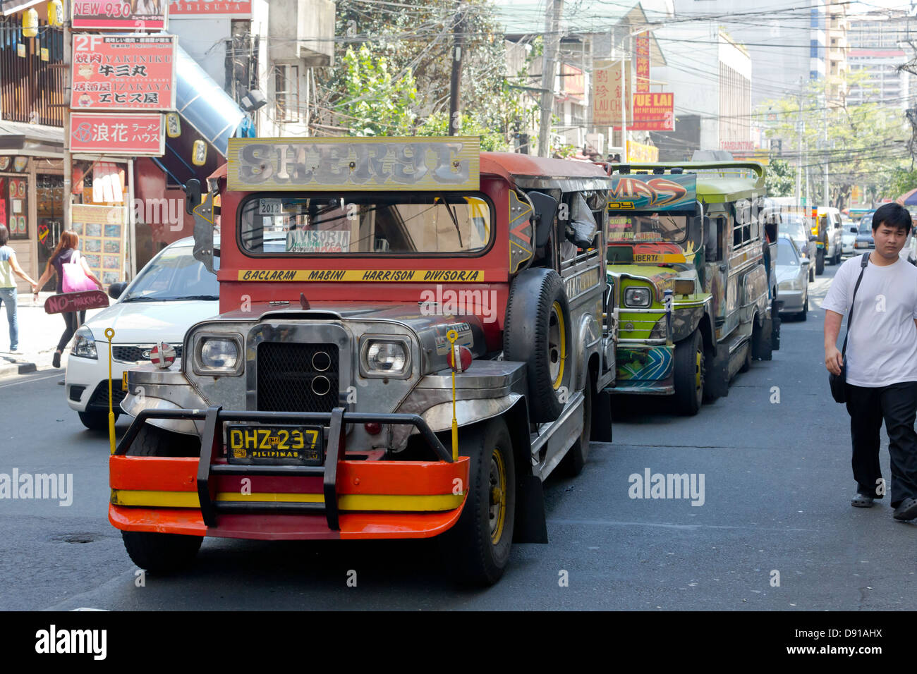 Typical Jeepney in Manila, Philippines Stock Photo - Alamy