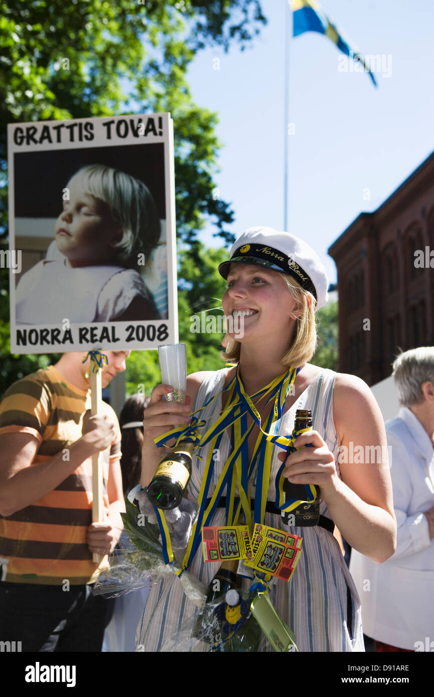 A highschool graduation, Sweden Stock Photo - Alamy