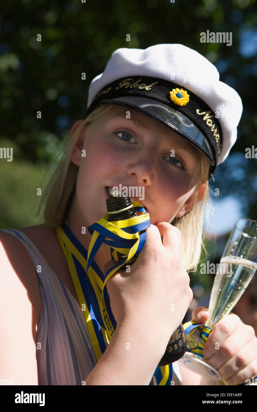 A highschool graduation, Sweden Stock Photo - Alamy