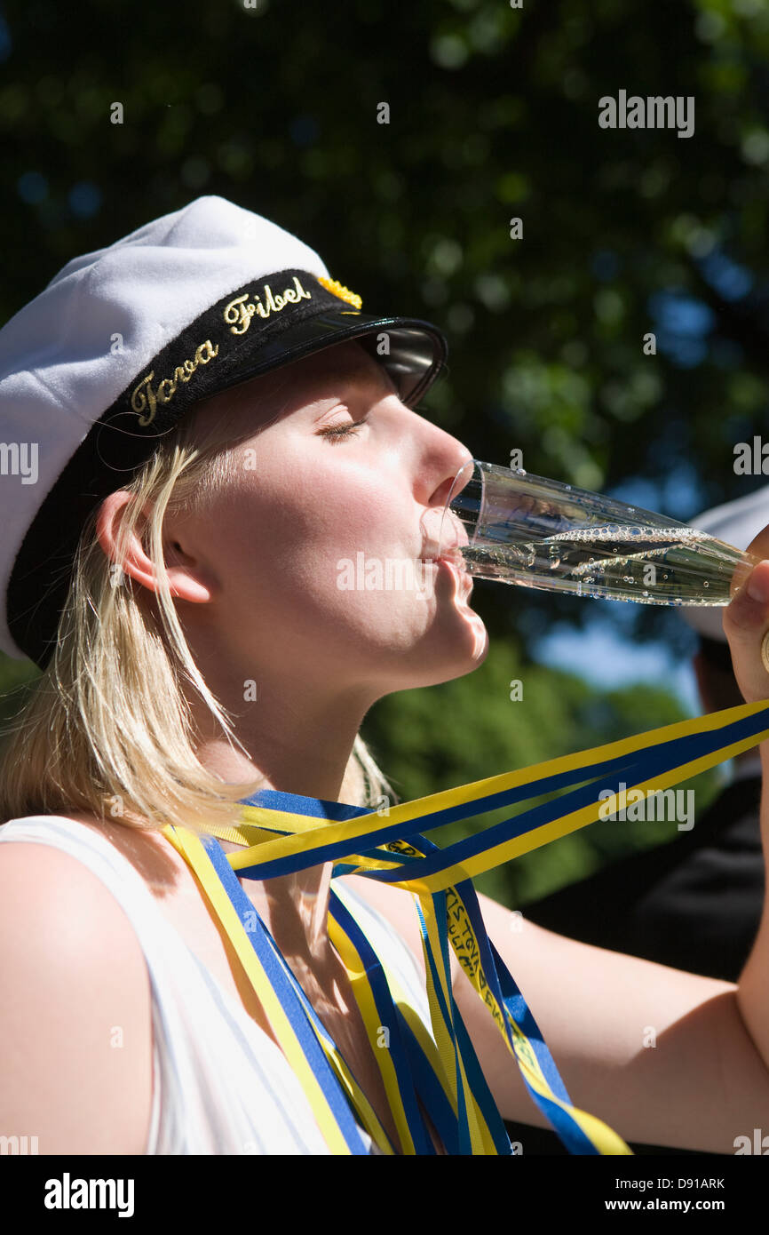 A highschool graduation, Sweden Stock Photo - Alamy