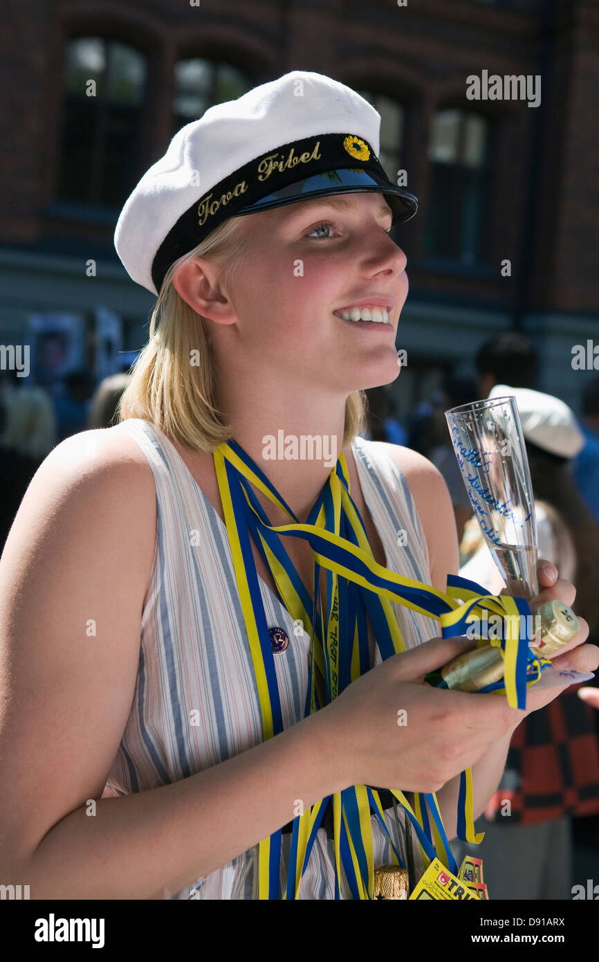 A highschool graduation, Sweden Stock Photo - Alamy