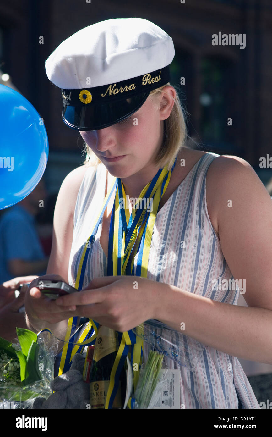 A highschool graduation, Sweden Stock Photo - Alamy