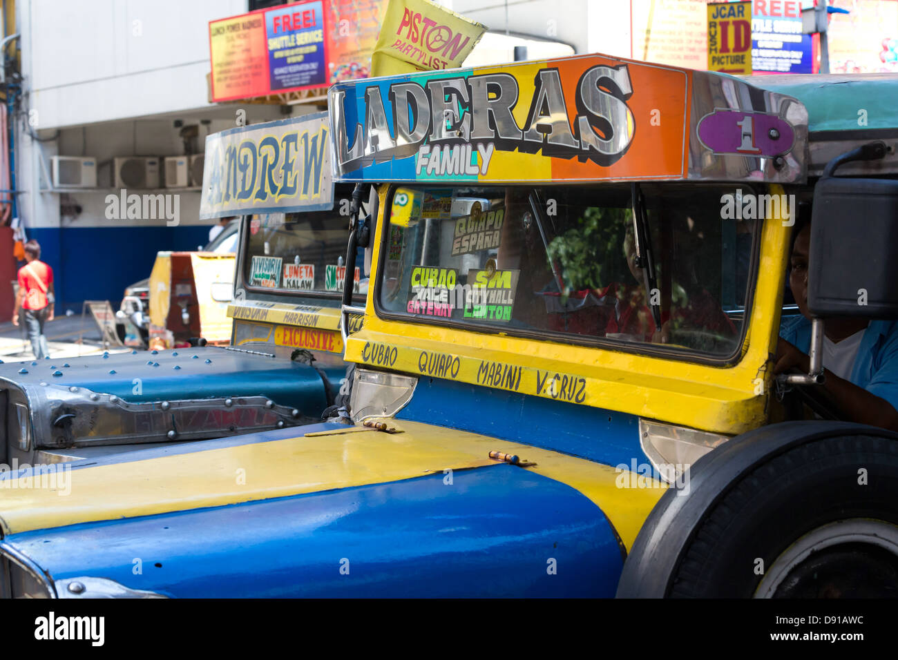 Typical Jeepney in Manila, Philippines Stock Photo - Alamy