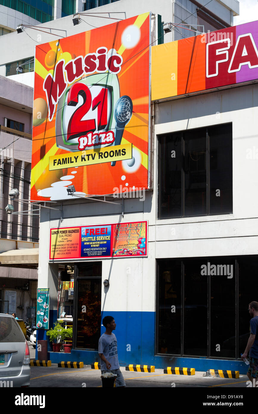 Typical exterior Facade of a Music Shop in Manila, Philippines Stock ...