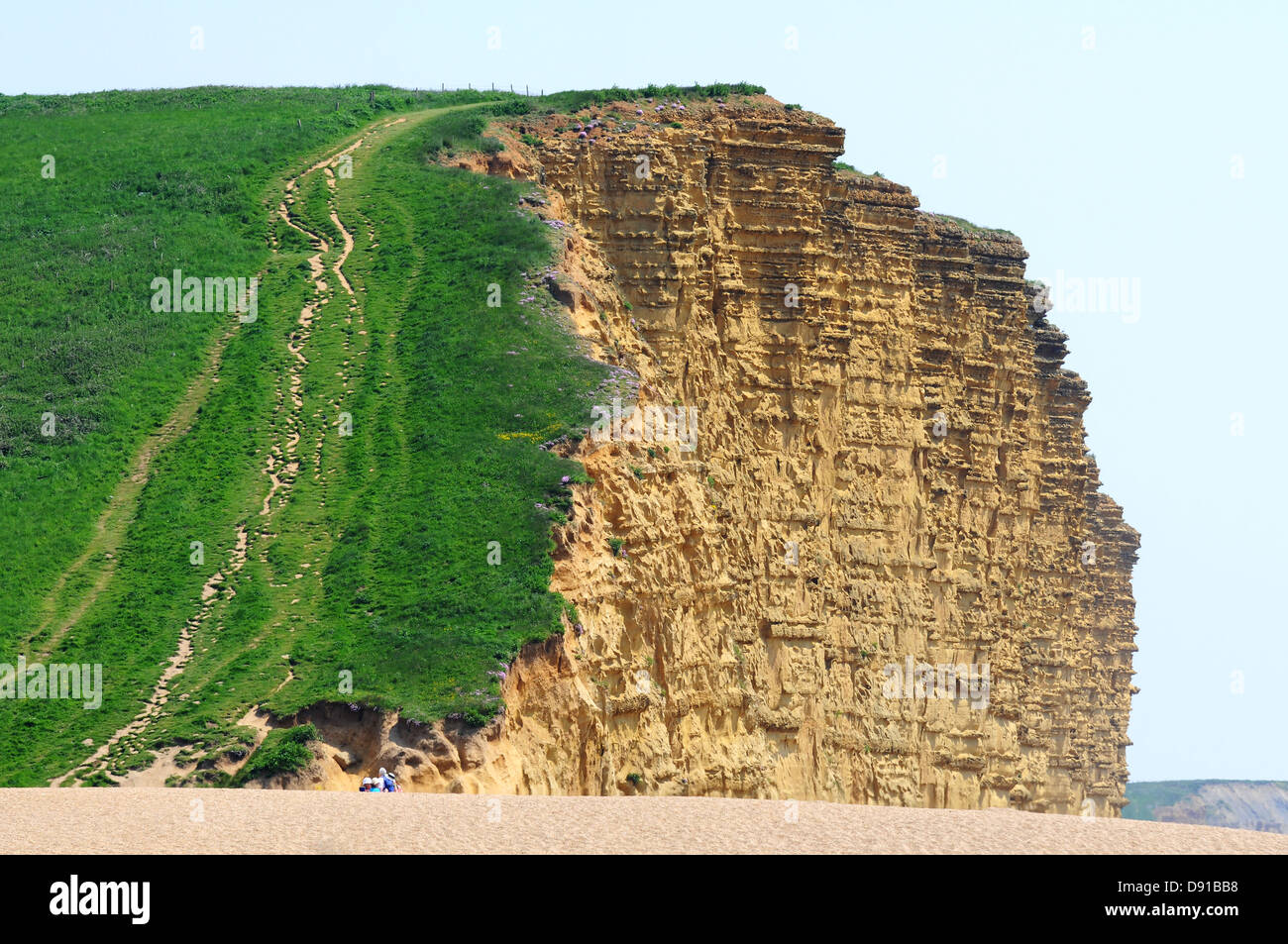 West Bay, East Cliff, Dorset, Britain, UK Stock Photo - Alamy