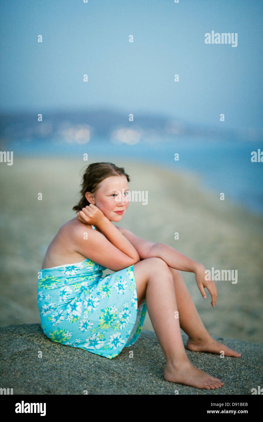 Portrait of a girl, Greece Stock Photo - Alamy