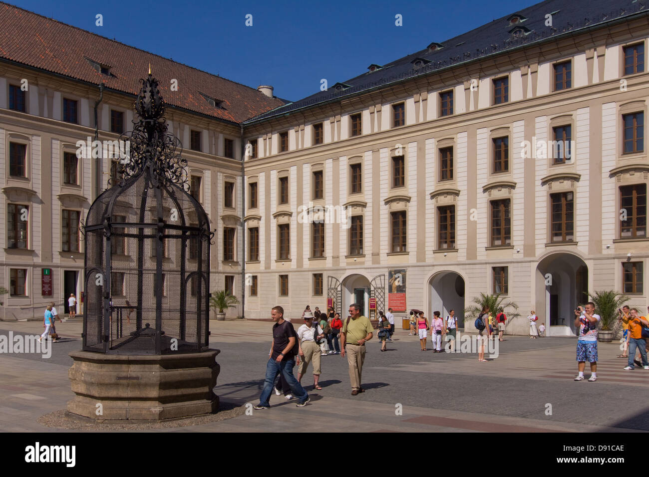 Square after the main entrance Stock Photo - Alamy