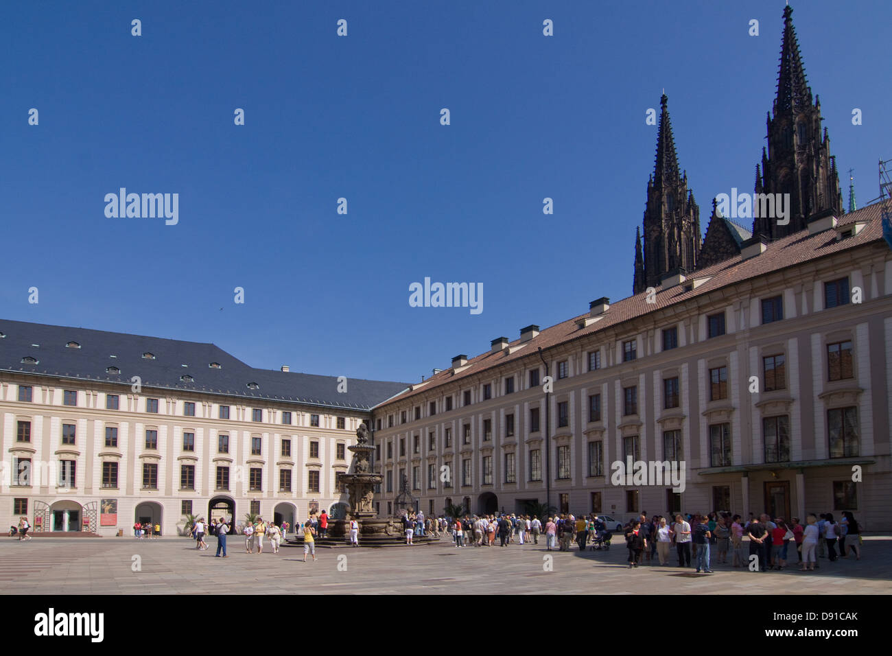 Square after the main entrance Stock Photo - Alamy