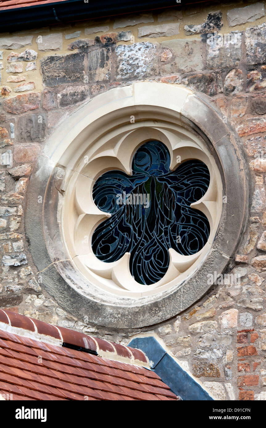 Old Church Windows Circle Circle Shape Stained Glass Window In The