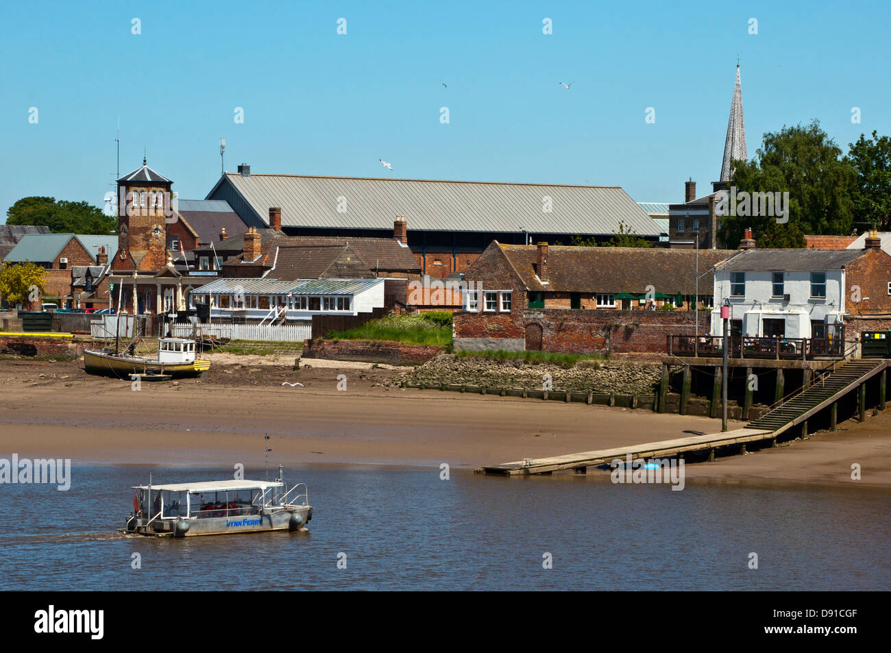 West Lynn ferry Kings Lynn Stock Photo - Alamy
