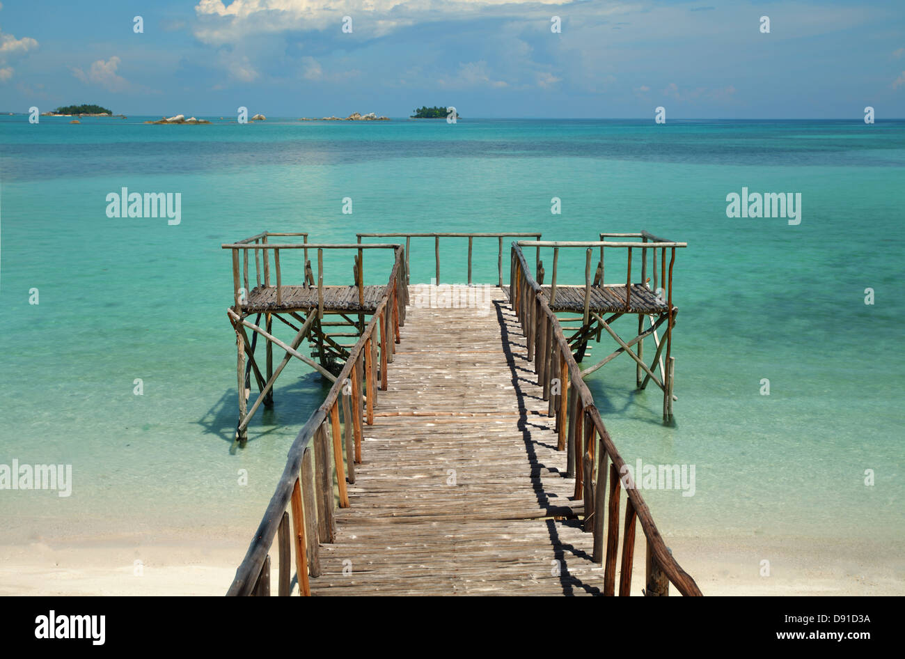 Beautiful beach on tropical hi-res stock photography and images - Alamy