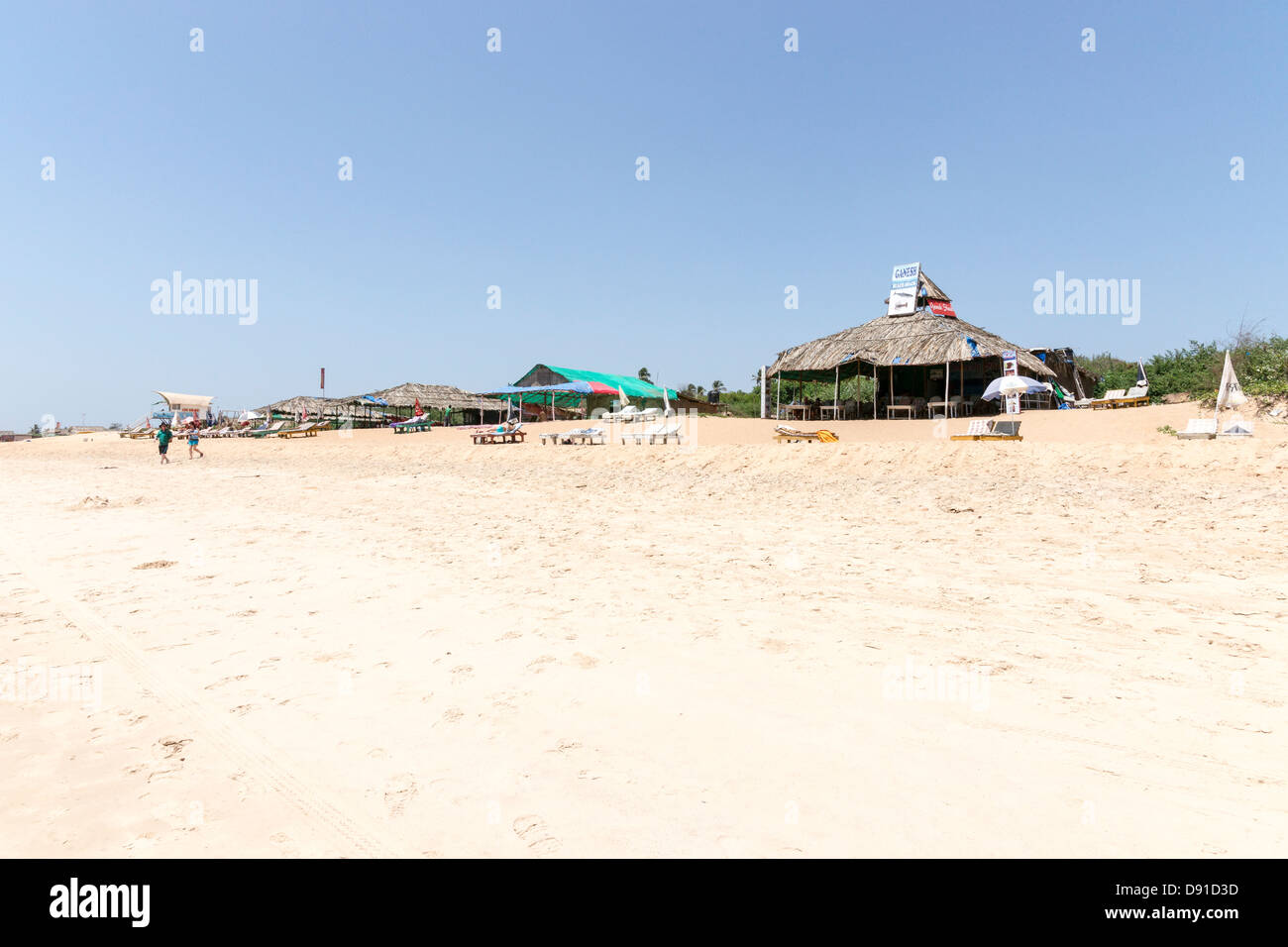 Sinquerim Beach Goa now recovering from coastal erosion Stock Photo - Alamy