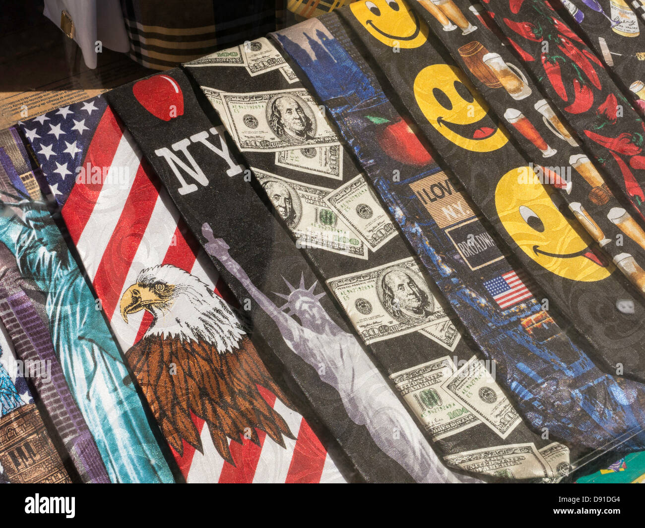 Tie Store Window Display, NYC Stock Photo - Alamy