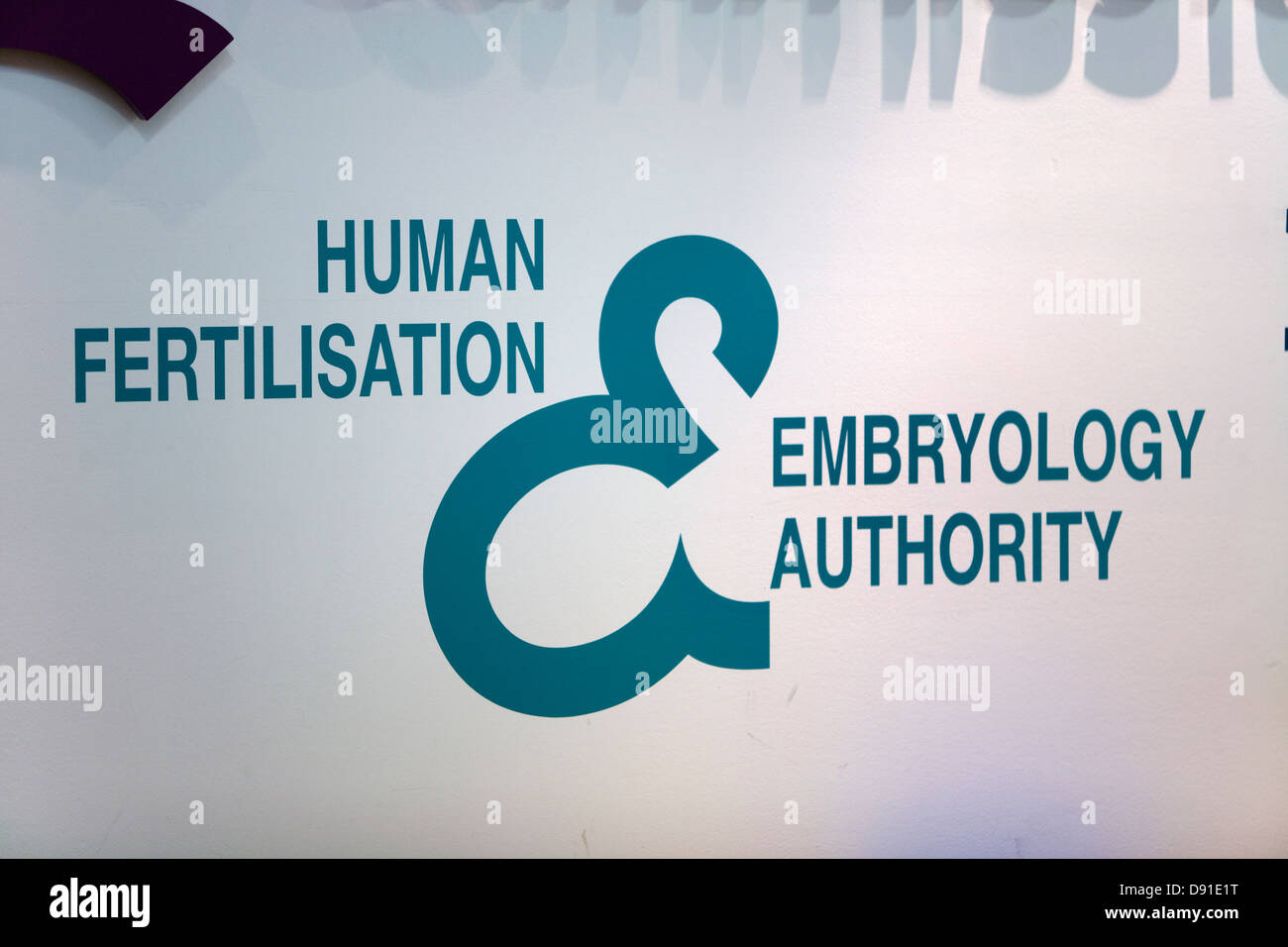 Human Fertilisation and Embryology Authority logo. UK Stock Photo - Alamy
