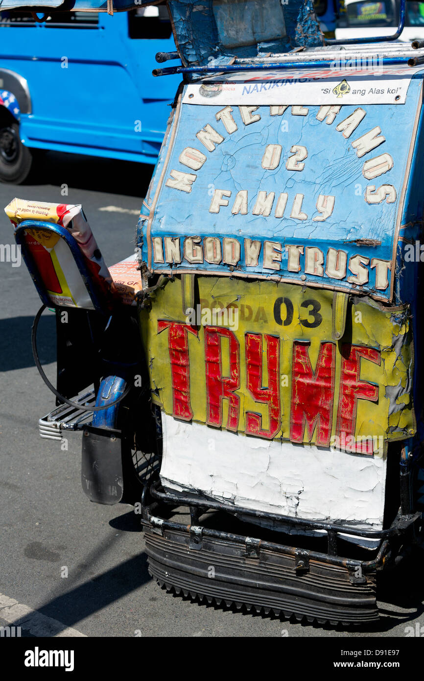 Typical Tricycle in Manila, Philippines Stock Photo - Alamy