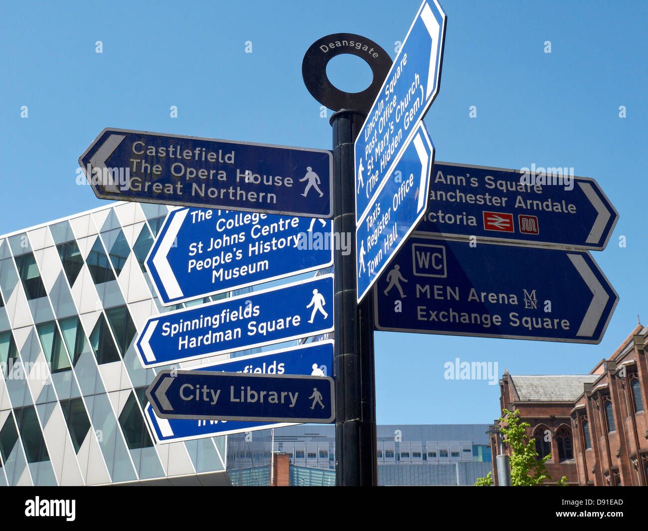 Sign location directions direction hi-res stock photography and images ...