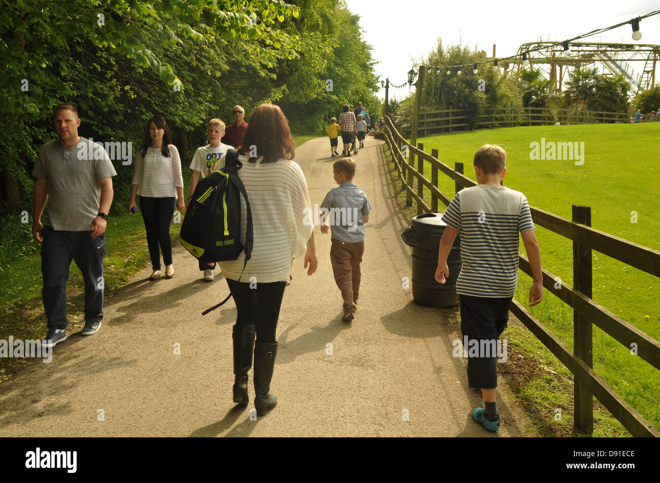 Lightwater valley rides Stock Photo - Alamy