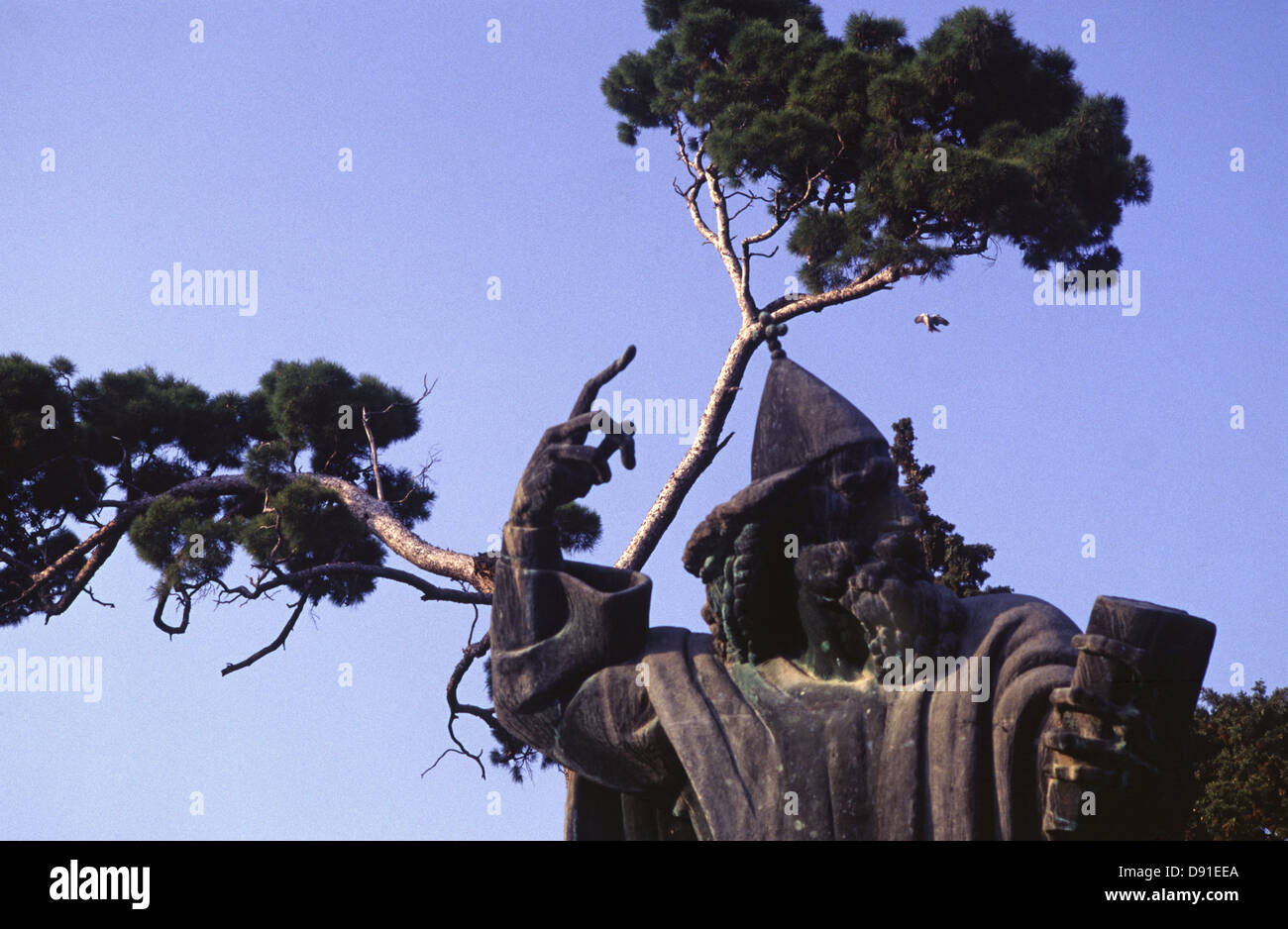 Statue of Grgur Ninski by Ivan Meštrović erected in 1929 in the ...