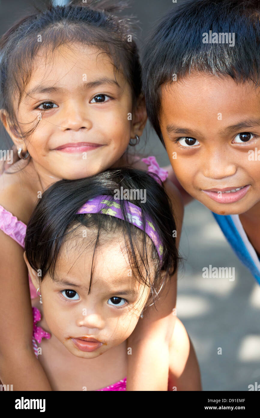 Cheerful Children in the Streets of Manila, Philippines Stock Photo - Alamy