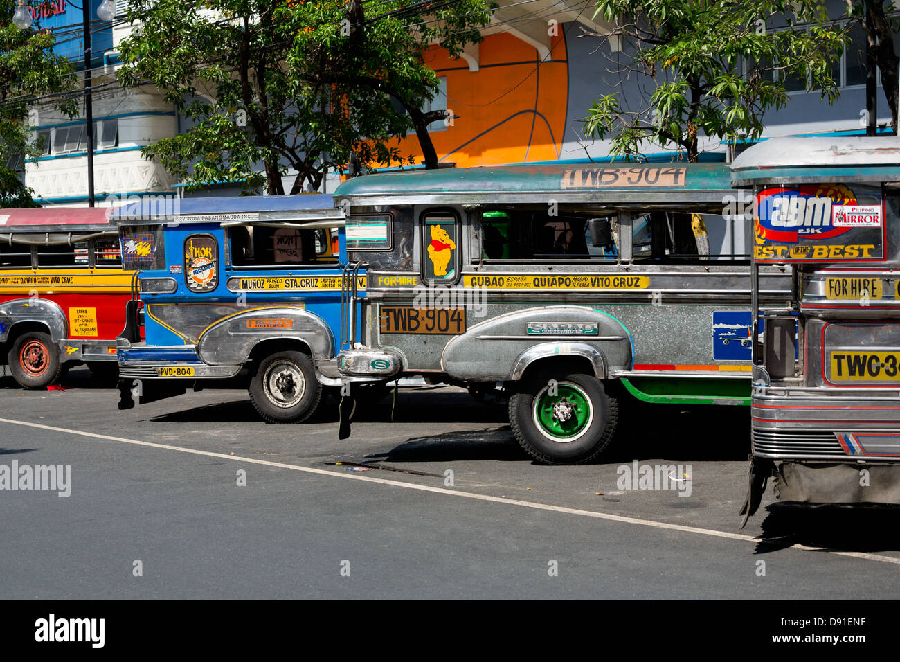 Typical Jeepney in Manila, Philippines Stock Photo - Alamy