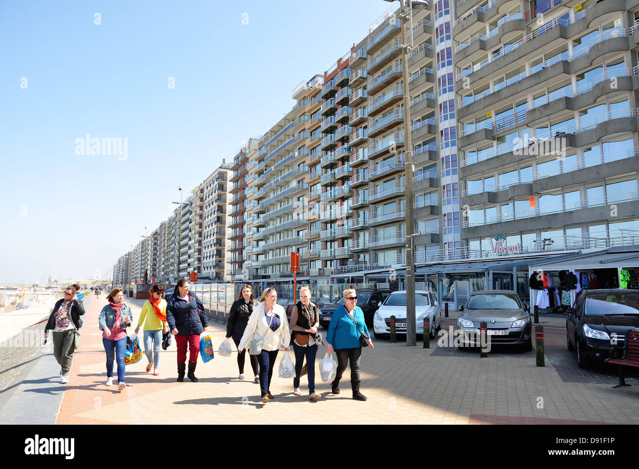 Blankenberge promenade hi-res stock photography and images - Alamy