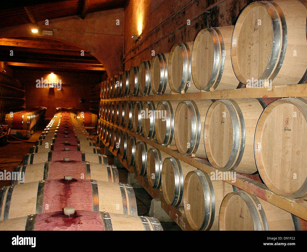 The Frescobaldi wine cellar, located in Tuscany, Italy, is renowned for ...