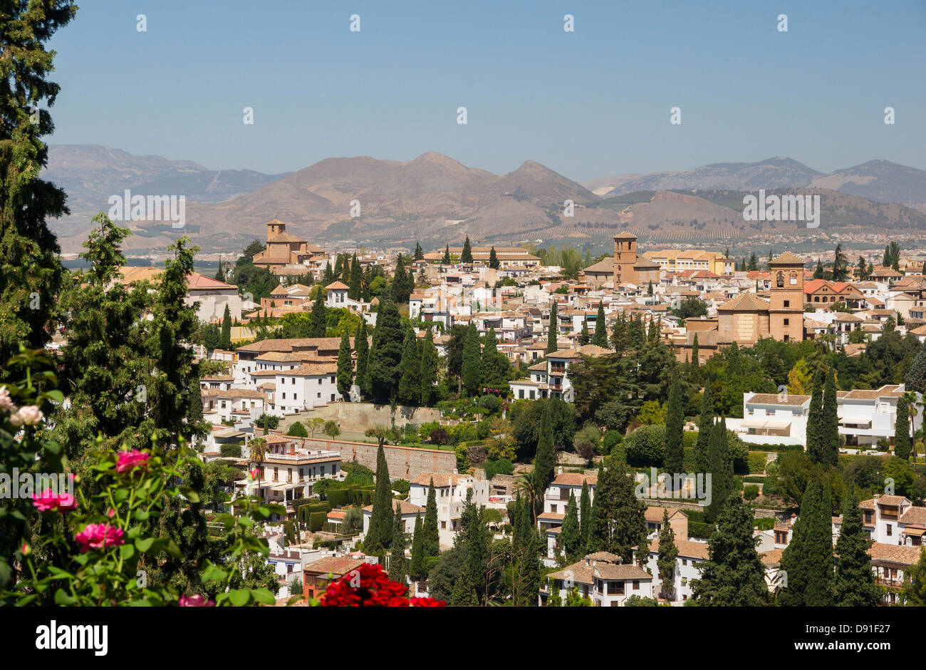 Granada, Spain is known for its historical buildings, scenic streets ...