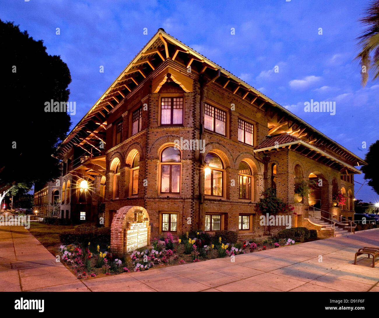 The YMCA building in Riverside, California, features unique ...