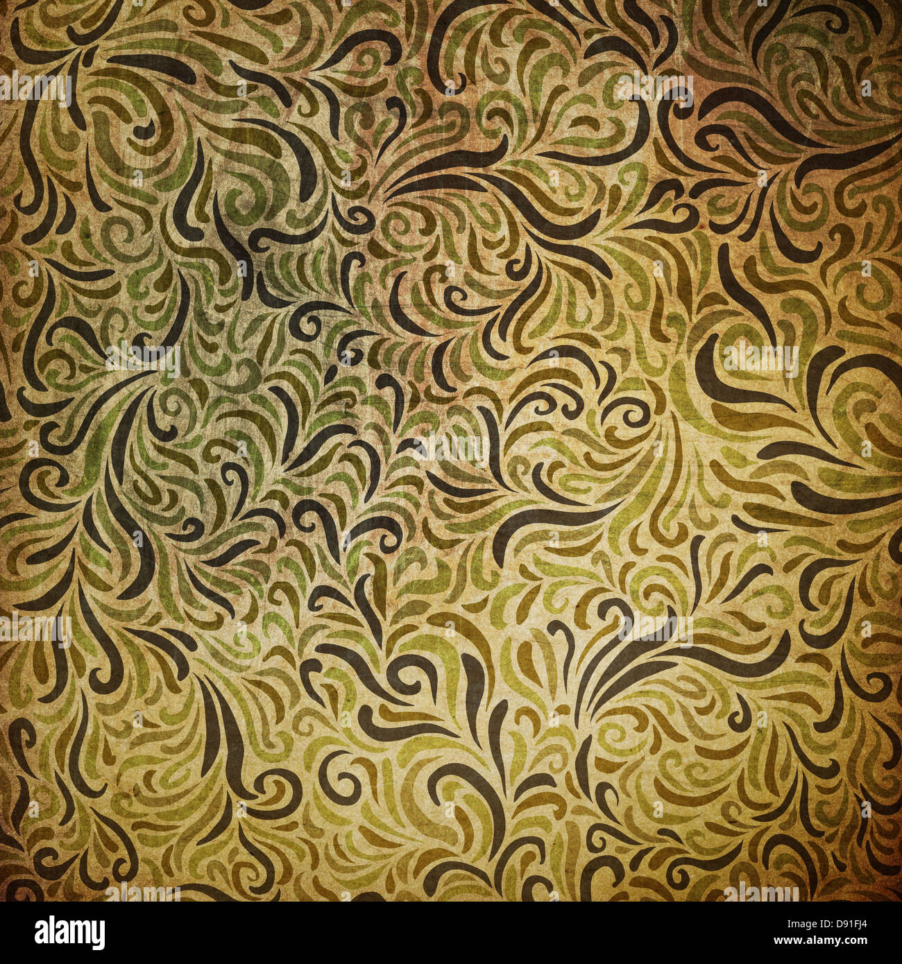Ornamental grunge pattern Stock Photo - Alamy