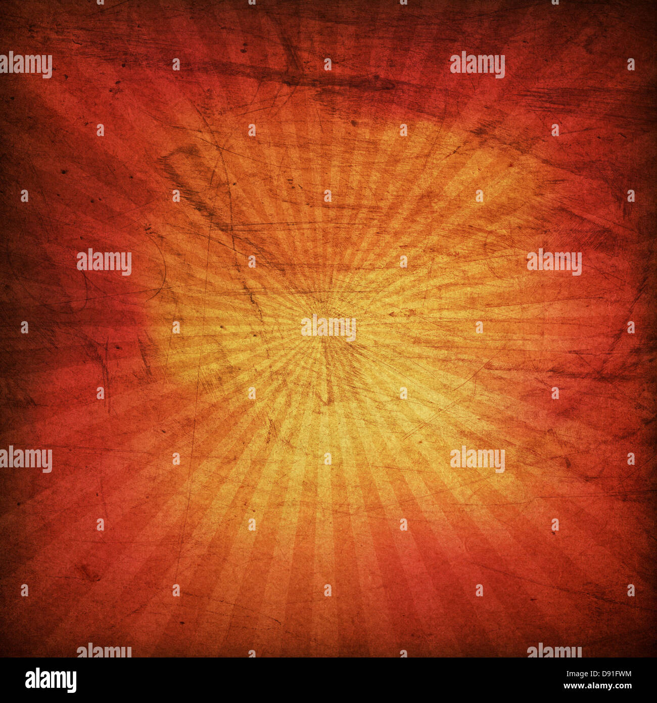 Grunge red sunburst background Stock Photo - Alamy
