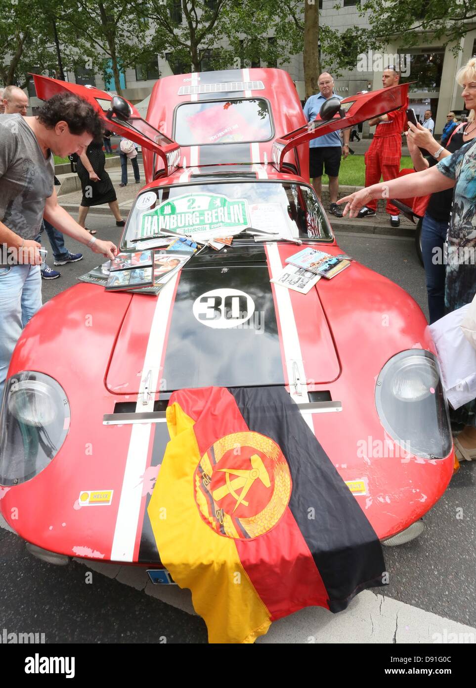 A sports car Melkus RS 10000 from the GDR built in 1971 and on basis of ...