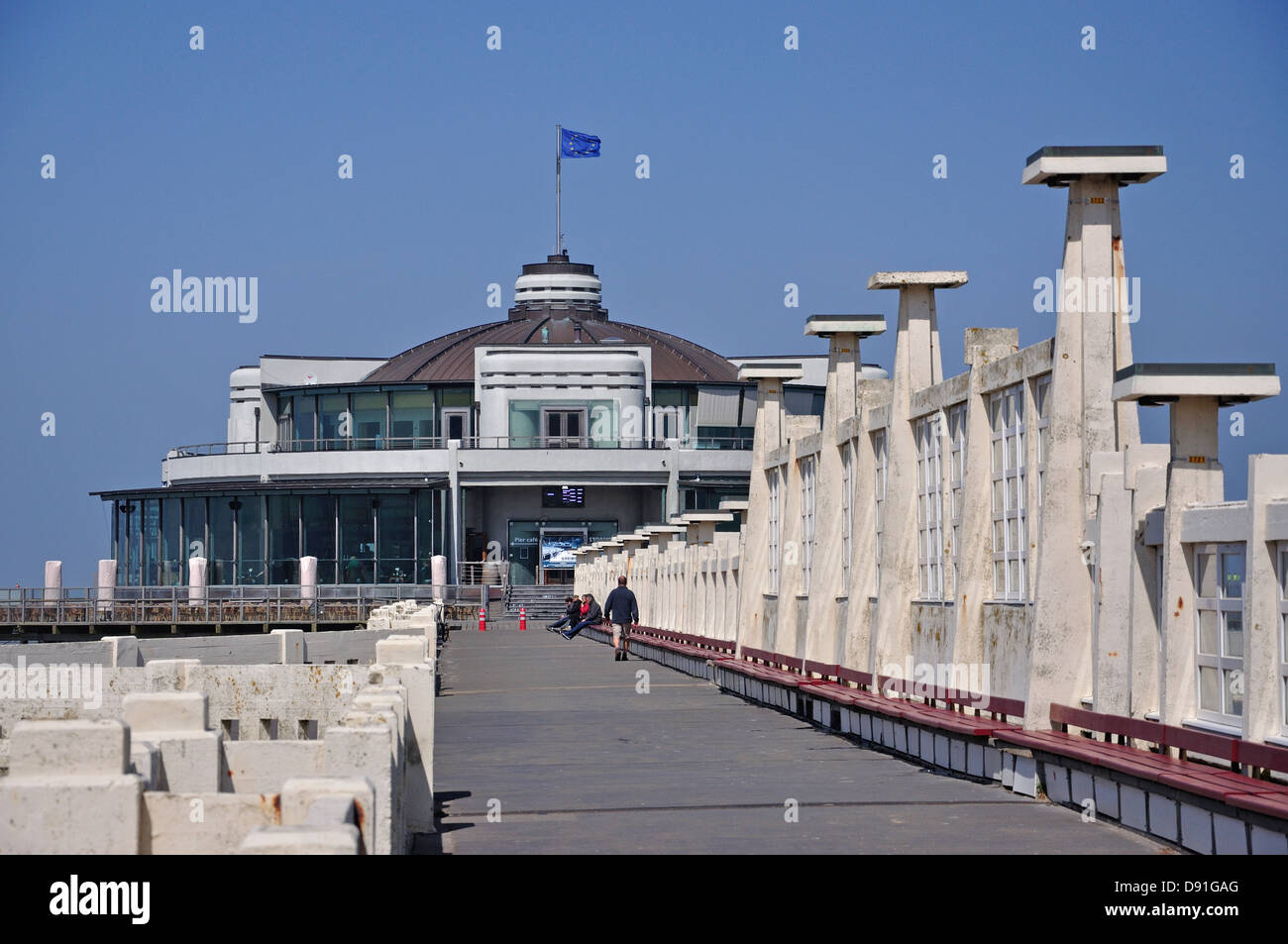 Belgium Pier Blankenberge, Blankenberge, West Flanders Province ...