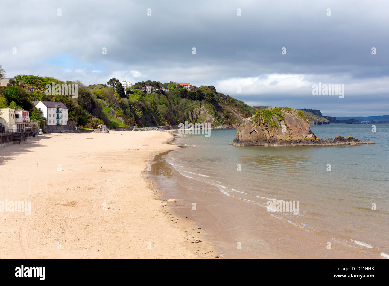 Tenby wales North beach of this historic Welsh town on west side of ...