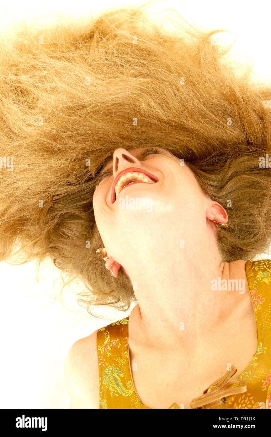 Woman shakes her head Stock Photo - Alamy