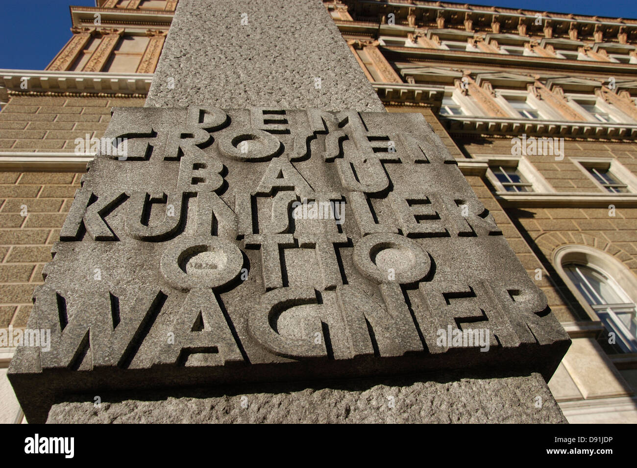 Otto Wagner Memorial Stock Photo - Alamy