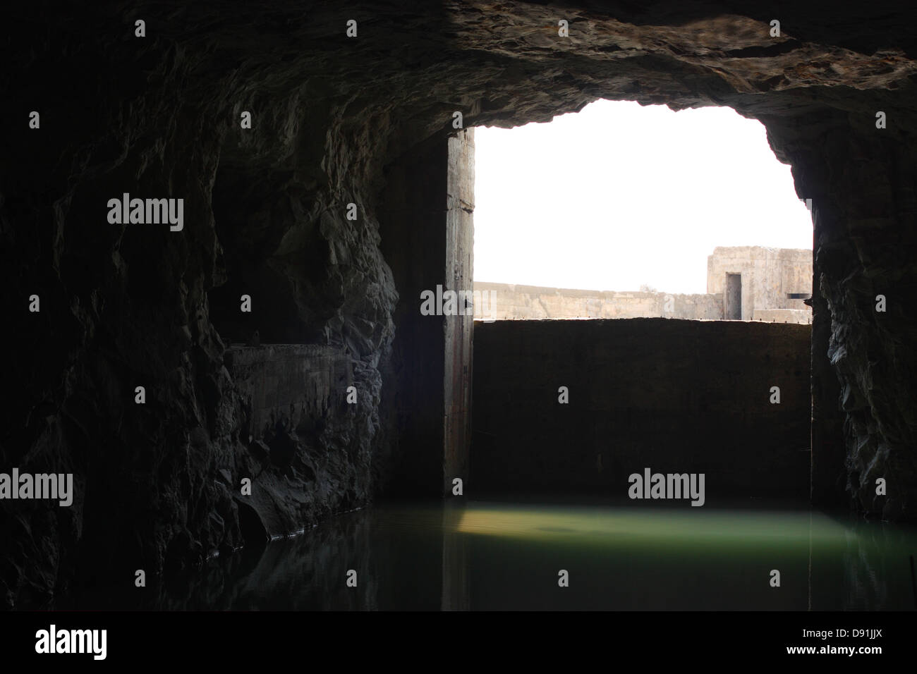 Siwei Tunnel, Kinmen National Park, Lieyu, Kinmen County, Taiwan Stock ...