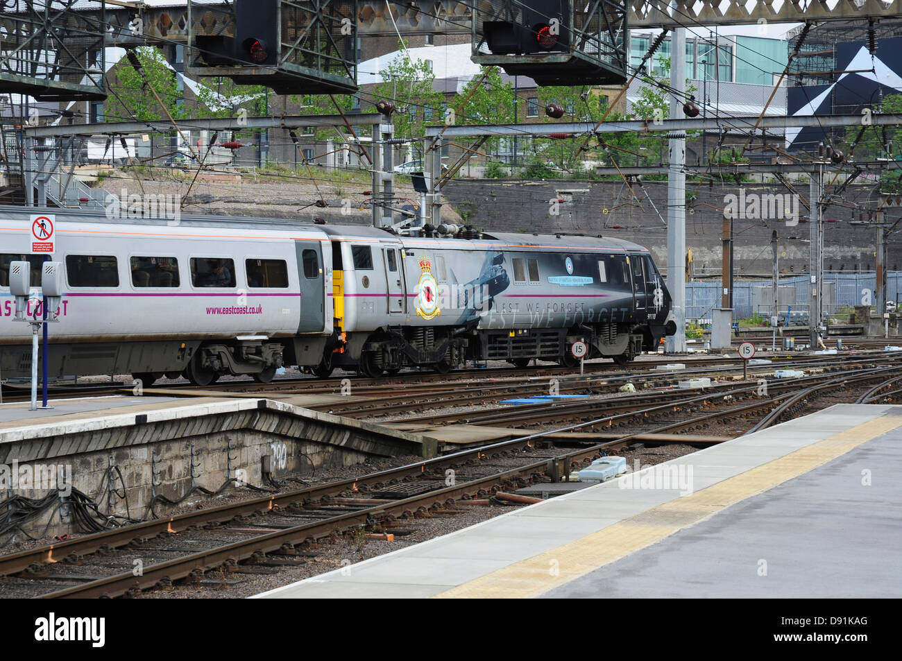 Class 91 electric locomotive hi-res stock photography and images - Alamy