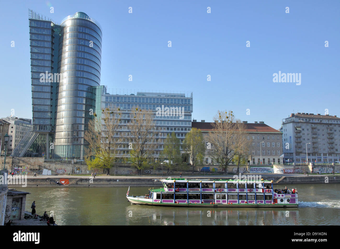 Vienna river views hi-res stock photography and images - Alamy