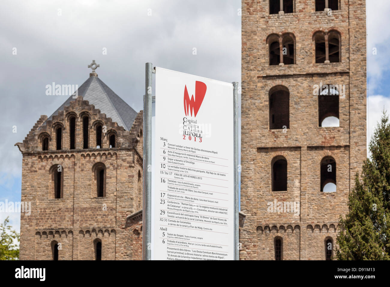 Ripoll monastery hi-res stock photography and images - Alamy