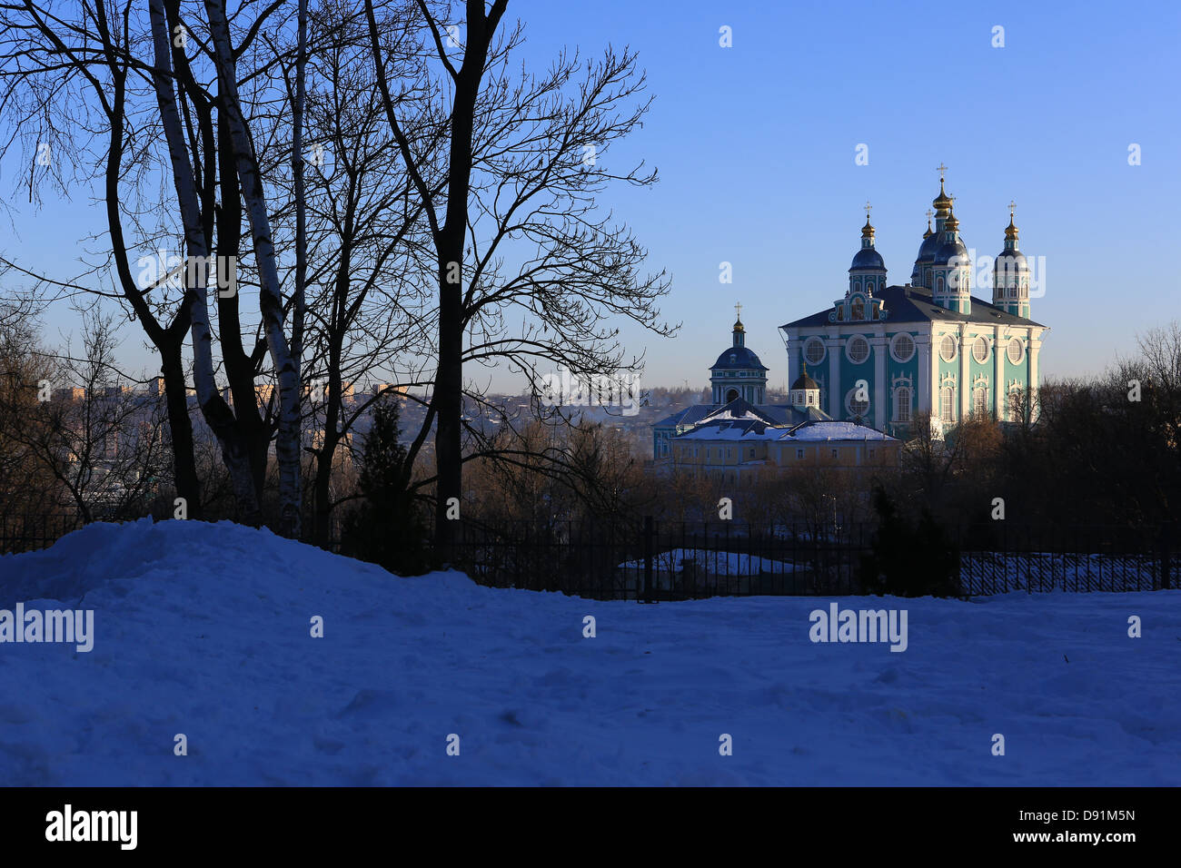 Assumption Cathedral in Smolensk Stock Photo - Alamy