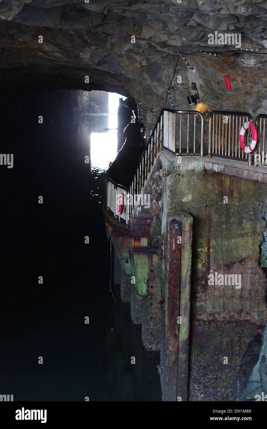 Siwei Tunnel. Kinmen National Park, Lieyu, Kinmen County,Taiwan Stock ...