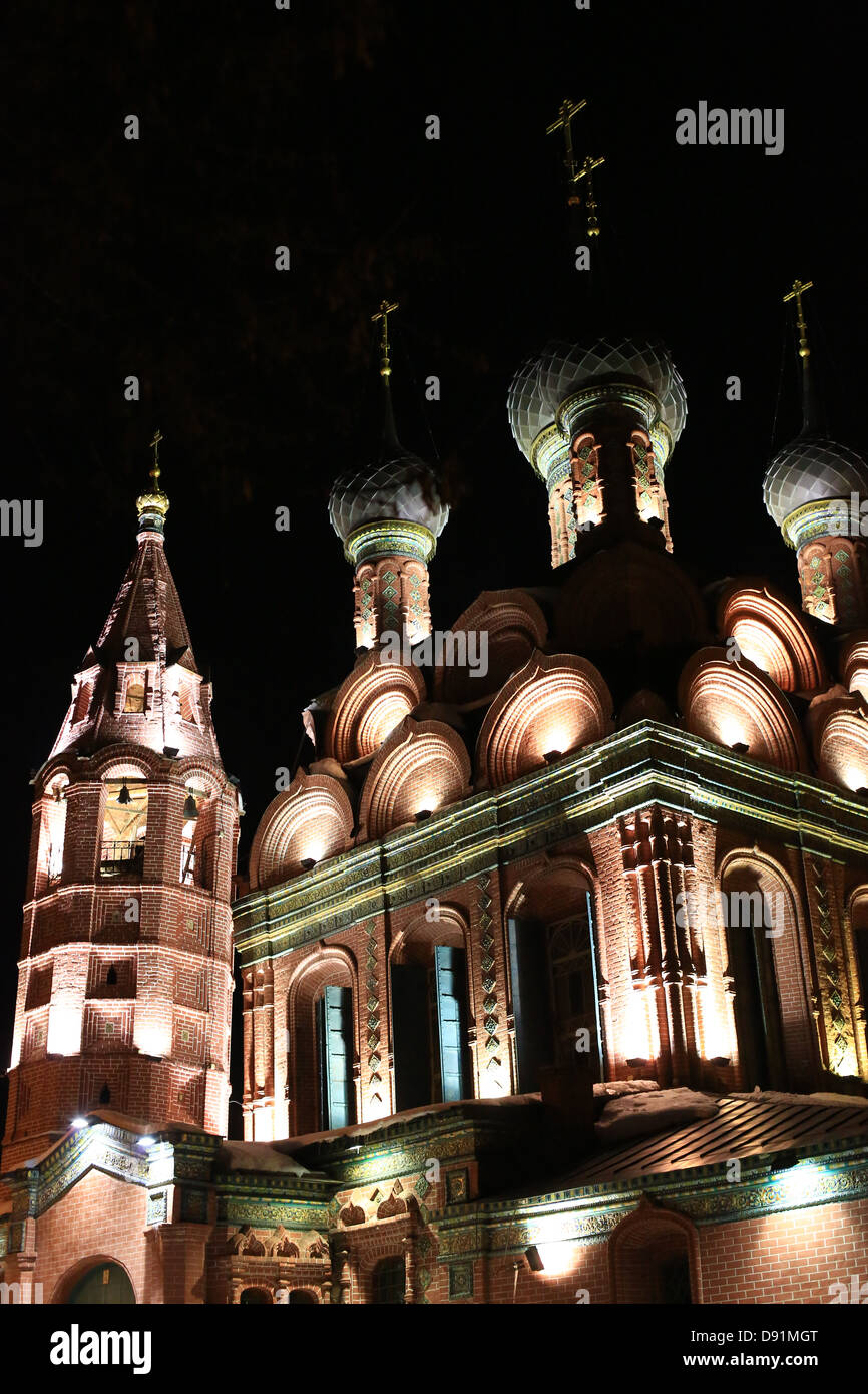 Old church at the night Stock Photo - Alamy