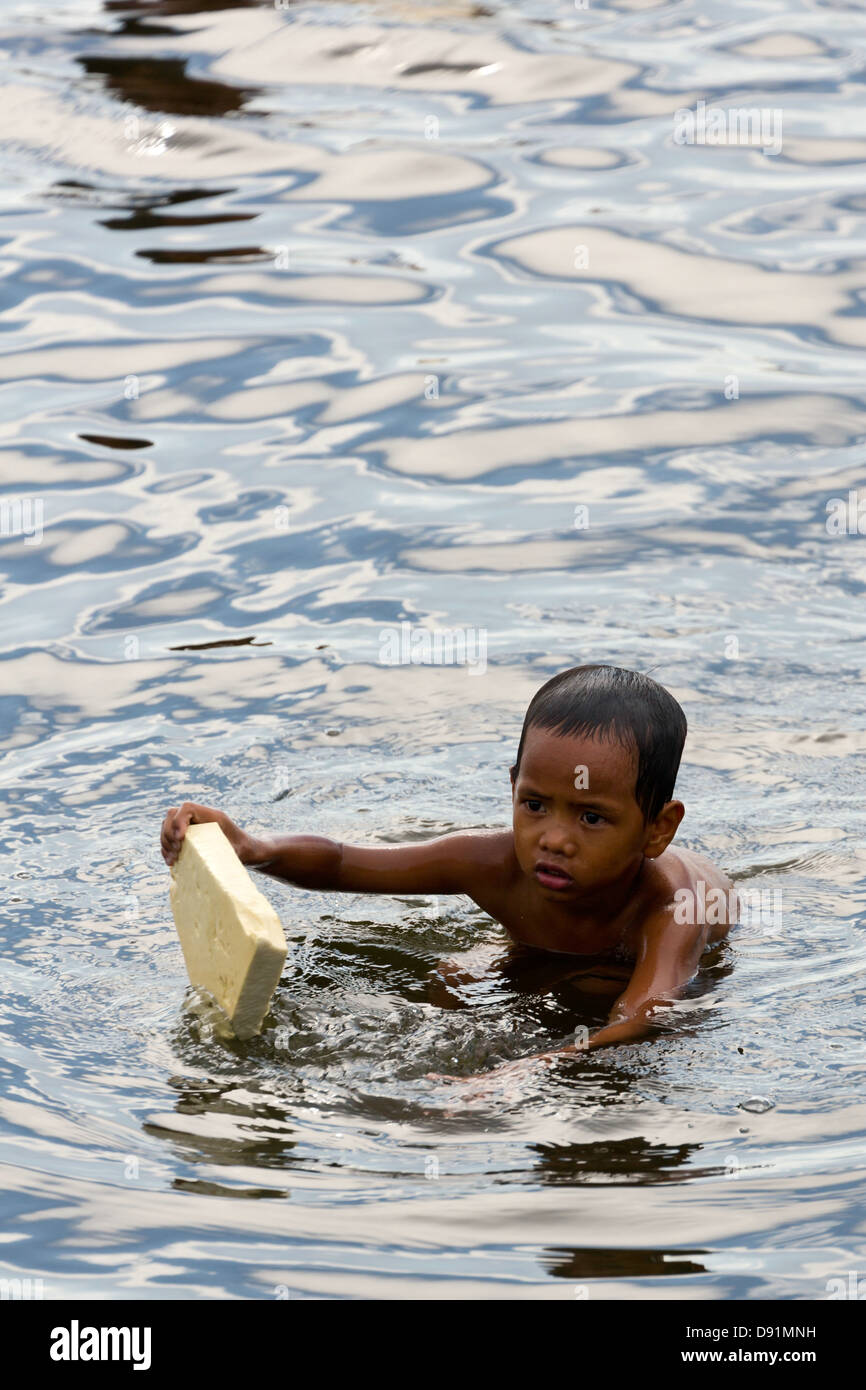 Young Boys Bathing