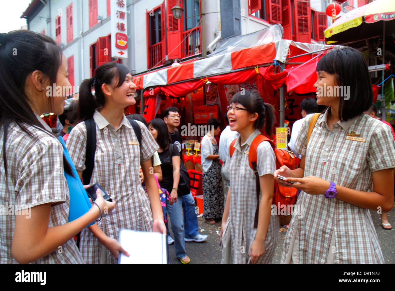 Singapore,Chinatown,shopping shopper shoppers shop shops market markets ...
