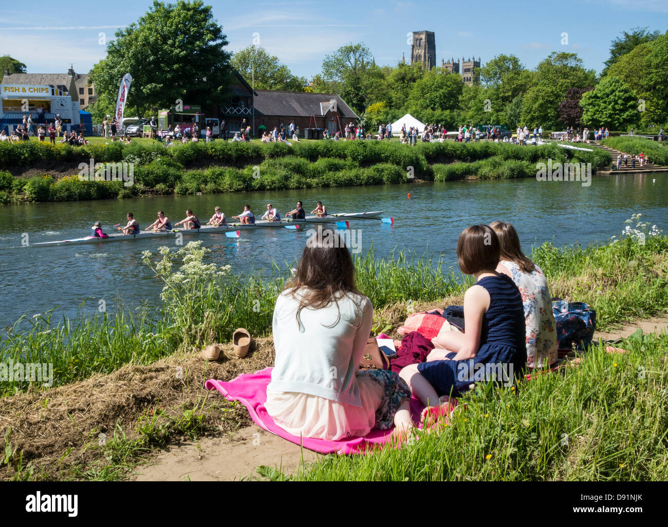 Durham rowing Regatta, Durham, England, UK Stock Photo - Alamy
