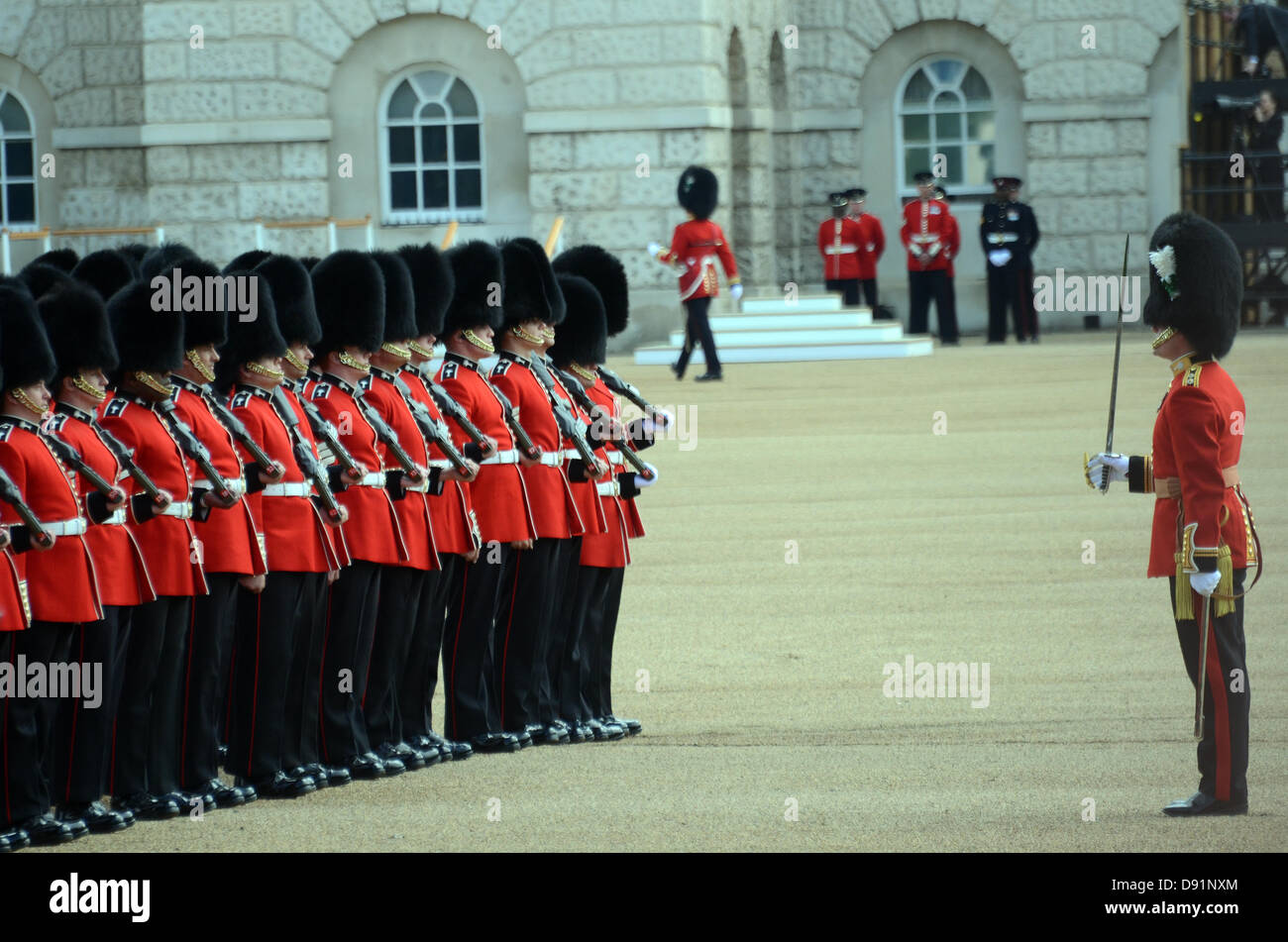 Grenadier guards flag hi-res stock photography and images - Alamy